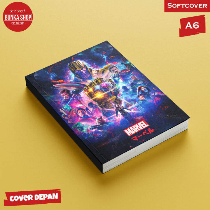 Pocket Note Marvel Poster A Buku Tulis Catatan Notes Agenda Planner ...