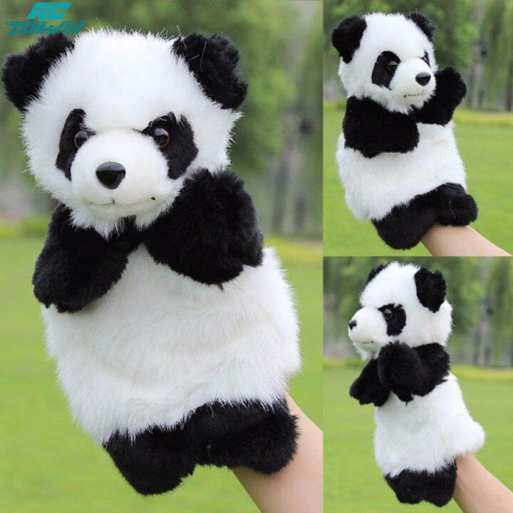 Panda Animal Hand Puppet Kids Plush Doll Storytelling Educational ...