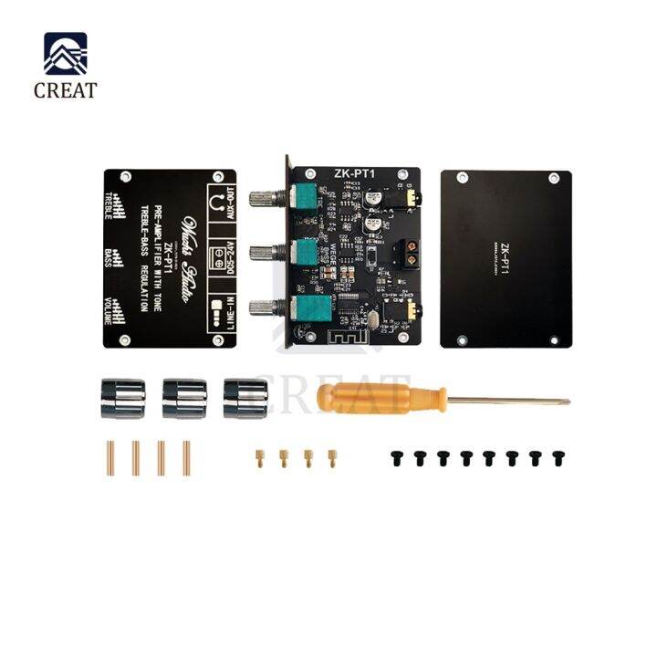 PT1 Bluetooth 5.0 Audio Receiver Decoder Stereo Tone Board Volume ...