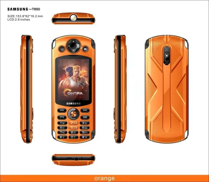 T650 Basic Mobile Phone Dual Sim Dual Standby with Built-in 200 Games ...