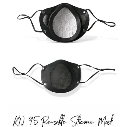 KN 96 Reusable Silicone mask with Filter | Lazada PH