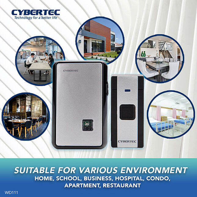 Cybertec Wireless Doorbell W11 W112 W113 | Lazada PH