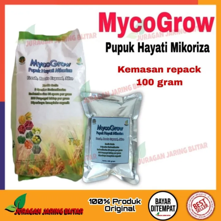 MycoGrow pupuk hayati mikoriza 100 gram | Lazada Indonesia