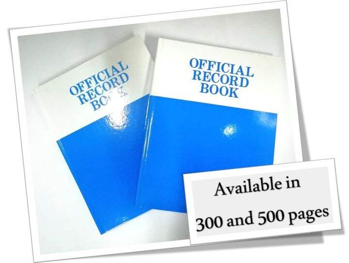 OFFICIAL LOGBOOK 300 AND 500 PAGES | Lazada PH