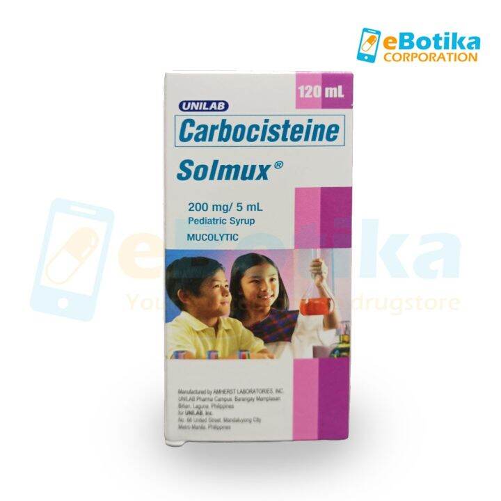 Solmux Syrup 200mg/5ml 120ml | Lazada PH