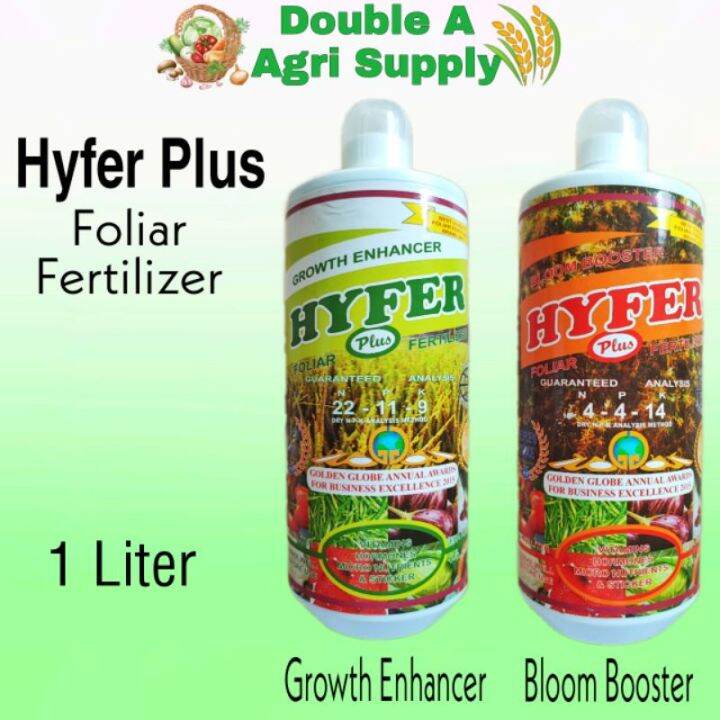 Hyfer Plus Foliar Fertilizer With Sticker 1 Liter | Lazada PH
