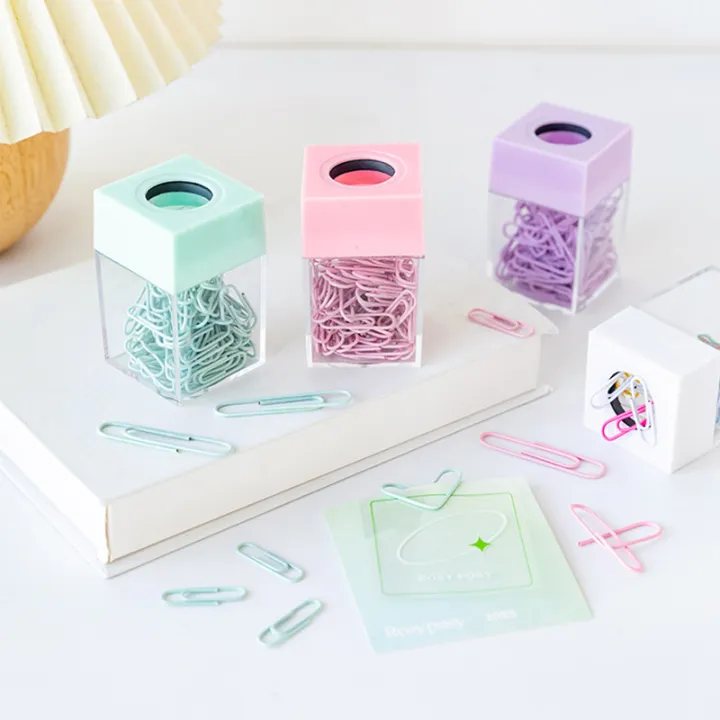 20 Paper Clips with Box Macaron Color | Lazada.co.th