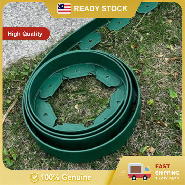 10m Garden Edging Border Grass Border No Dig Garden Lawn Edging Strip ...
