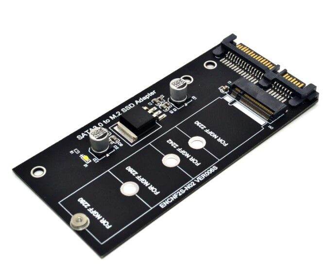 NGFF M.2 Adapter M2 SATA3 Raiser M.2 to SATA Adapter SSD M2 to SATA ...