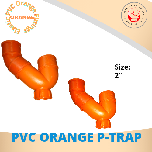 PVC SANITECH ORANGE P-TRAP 2" | Lazada PH