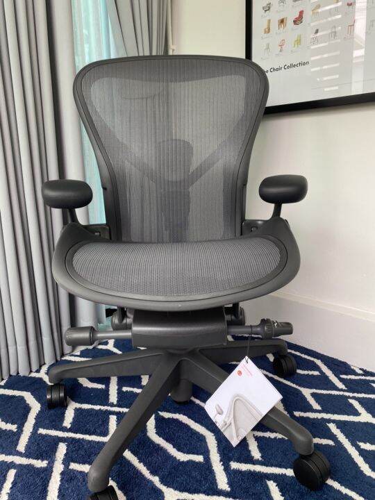 New Herman Miller Aeron Remastered Graphite Standard Size A | Lazada.co.th