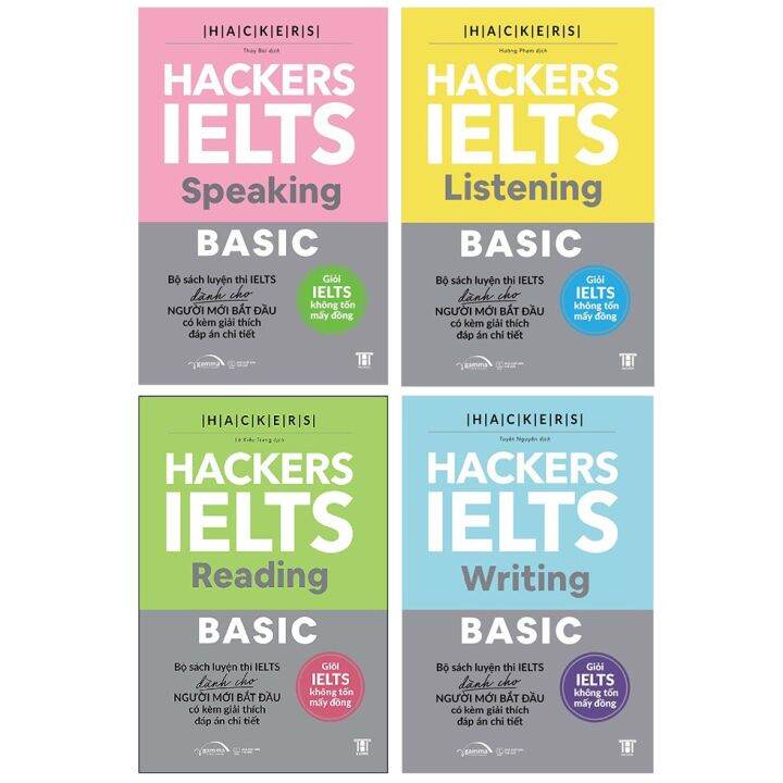 Sách - Hacker IELTS Basic: Reading + Listening + Writing + Speaking ...