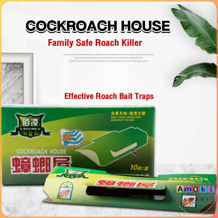 Amoki Catcher Capture Device Killing Cockroach House Super Sticky Traps ...