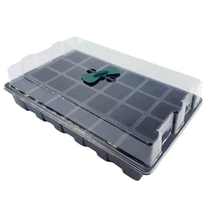 24 Holes Seedling Tray Seedling Box With Big Holes Gardening Flower And ...
