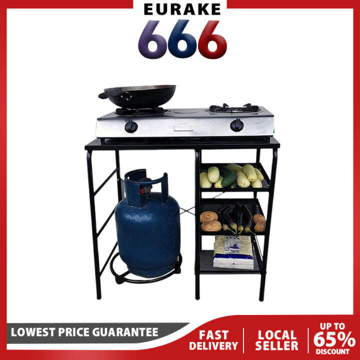 EURAKE Metal Gas Stove Stand Kitchen Stainless Gas Stove Stand ... EURAKE Metal Gas Stove Stand Kitchen Stainless Gas Stove Stand ...