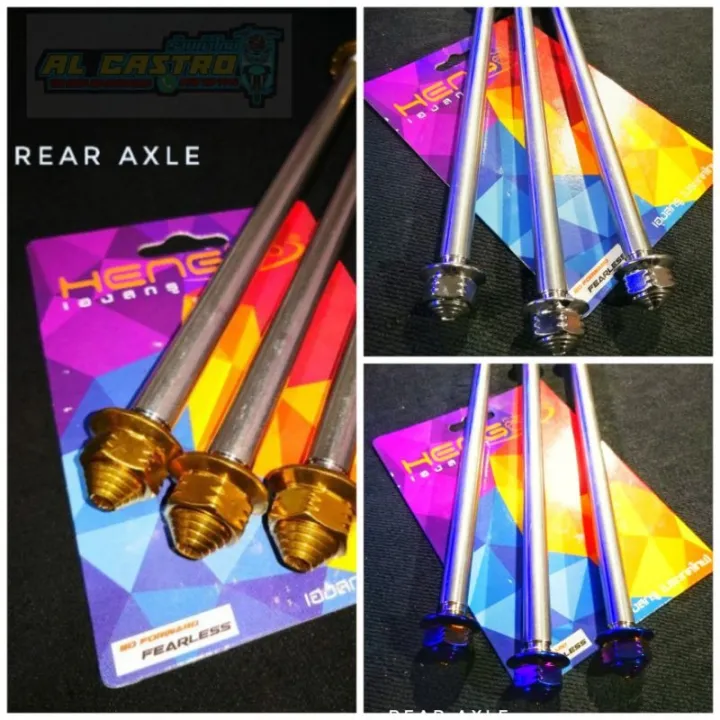 HENG REAR AXLE R150/XRM125/WAVE100/SMASH/SNIPER/RS150 | Lazada PH