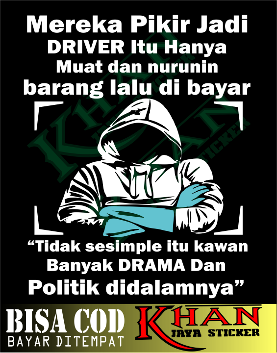 Stiker mobil keren TERMURAH tulisan kata-kata MEREKA PIKIR JADI | Lazada Indonesia