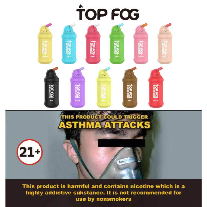 Top fog 15000 puffs disposable rechargeable disposable pods | Lazada PH