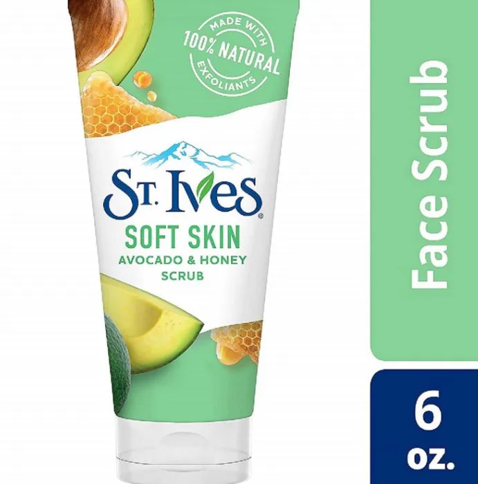 ST IVES Soft Skin Avocado And Honey Scrub Facial Cleanser 170g | Lazada PH