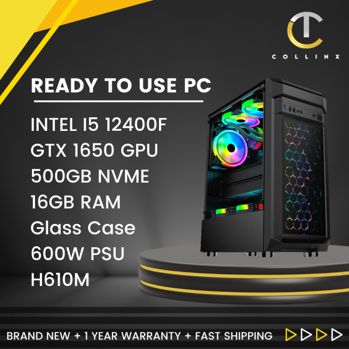 [ GAMING PC BUILD - MATRIX ] Intel Core I5 12400F 12TH GEN Desktop ...