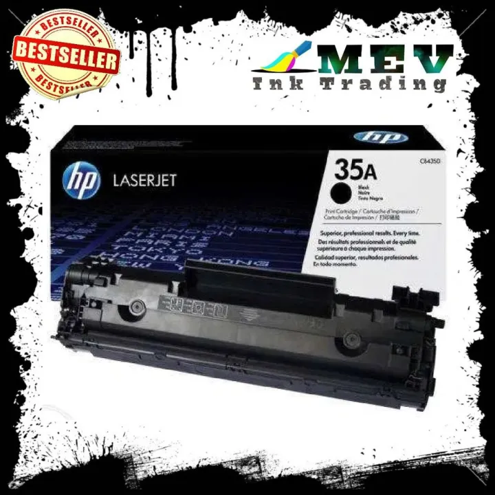 Useful HP 35A CB435A BLACK ORIGINAL LASERJET TONER CARTRIDGE | Lazada PH
