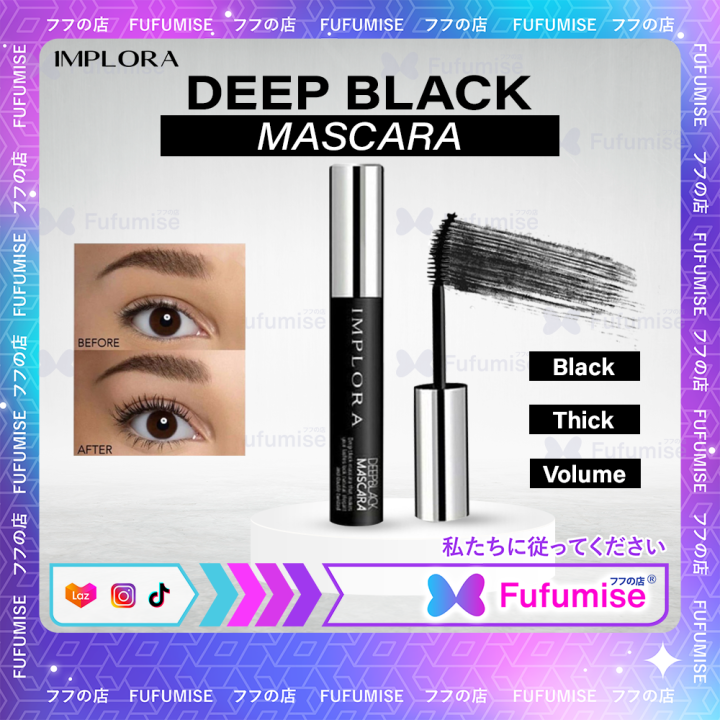 Implora Deep Black Mascara 3.8g 100% Original (BPOM) | Lazada Indonesia