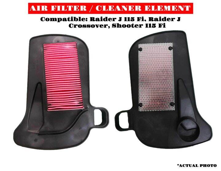 AIR FILTER ELEMENT DISPOSABLE REPLACEMENT ONLY COMPATIBLE: RAIDER J 115 ...