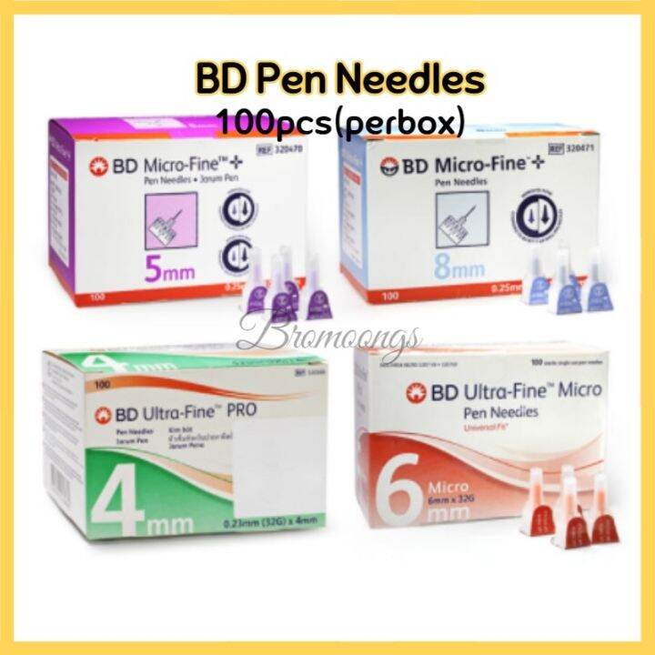 BD Ultrafine Pen Needle pro 4mm (32g) Microfine 5mm (31g) 8mm | Lazada PH