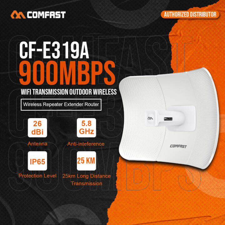 Comfast CF-E319A | 5.8ghz 900mbps Outdoor Wireless Bridge CPE | Comfast ...