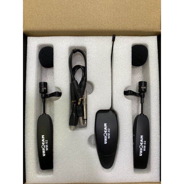 UNIQCAM WM-02 Wearable Wireless Microphone | Lazada Indonesia