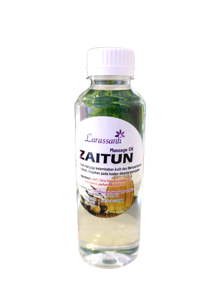 LARASSANTI MASSAGE SPA OIL MINYAK PIJAT REFLEKSI DAN PIJET URUT ZAITUN ...