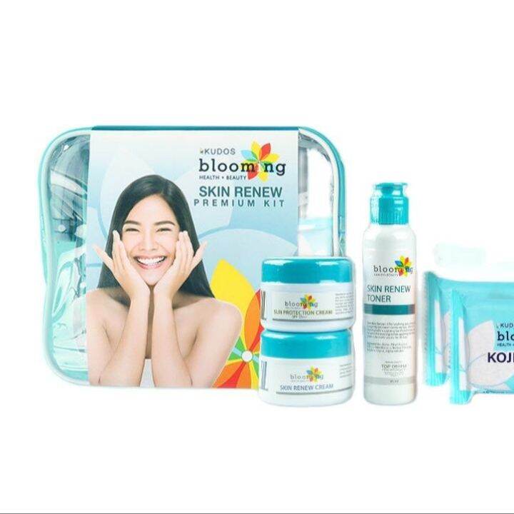 Original Blooming Skin Renew Premium Set with Cotton Balls SGL ...
