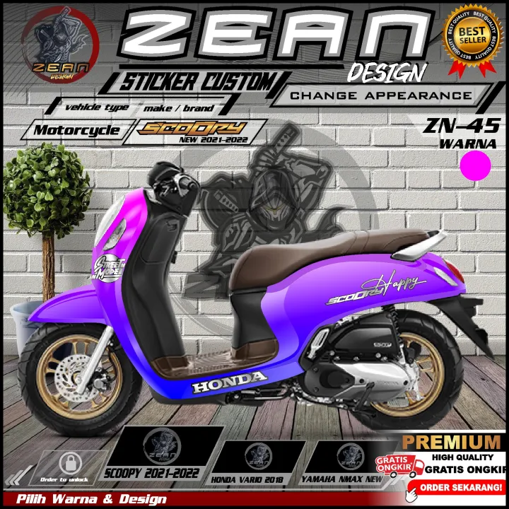 Decal Sticker Motor All New Scoopy 2021 2022 Fullbody - Dekal Stiker ...
