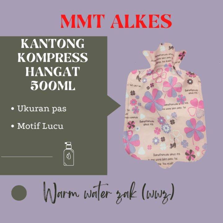 WWZ Warm Water Zak Onemed Bantal Kompres Air Panas Buli Buli KECIL 500 ML | Lazada Indonesia