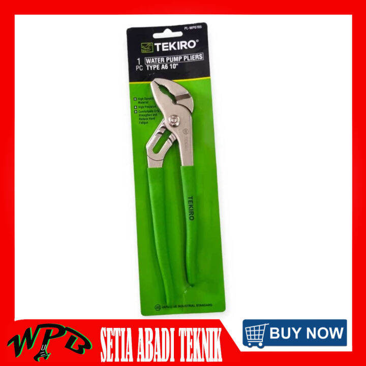 Tang Burung Jepit Pipa Industri Wokin 10/12" Chrome warna hijau- 10 ...