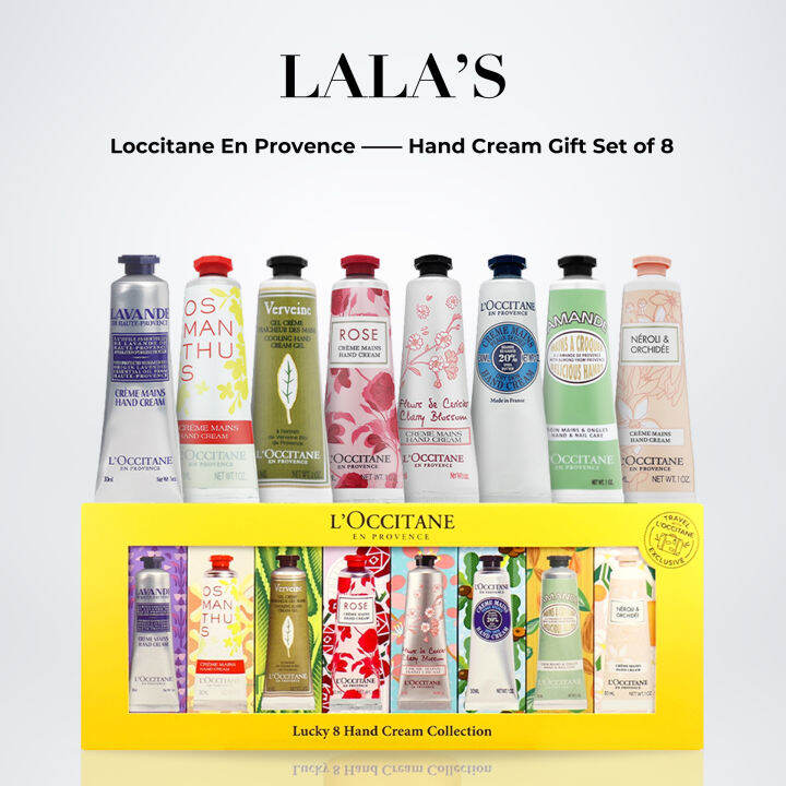 Loccitane - En Provence - Hand Cream Gift Set of 8 | Lazada