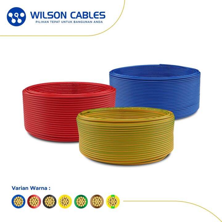 Kabel NYAF 1.5 mm2 50 Meter - Kabel Listrik Tembaga Wilson Cables ...