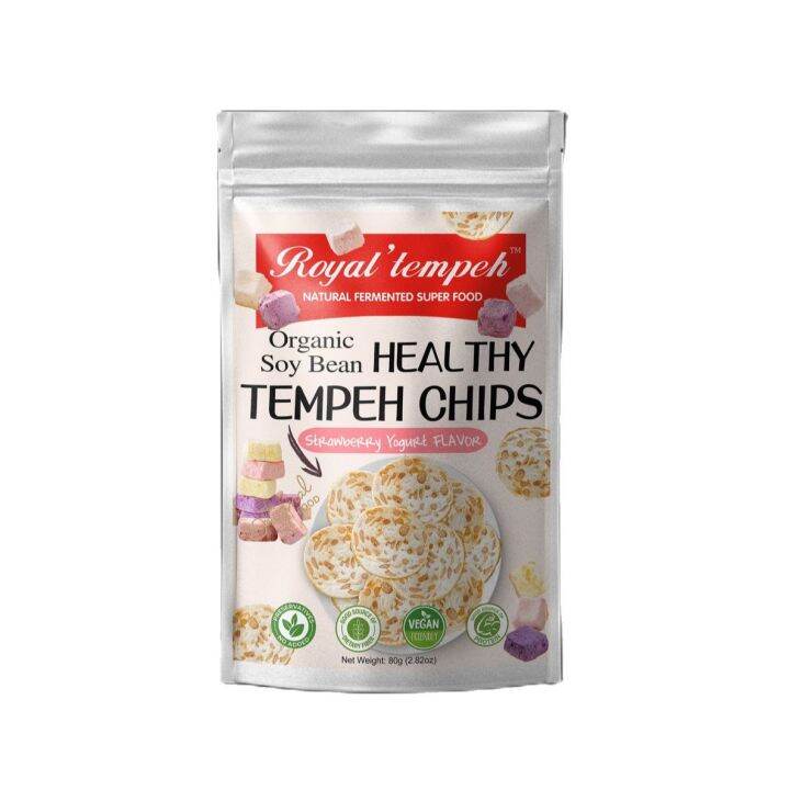 Healthy Tempeh Chips made with ORGANIC Soy Bean!! - by Royal' tempeh ...