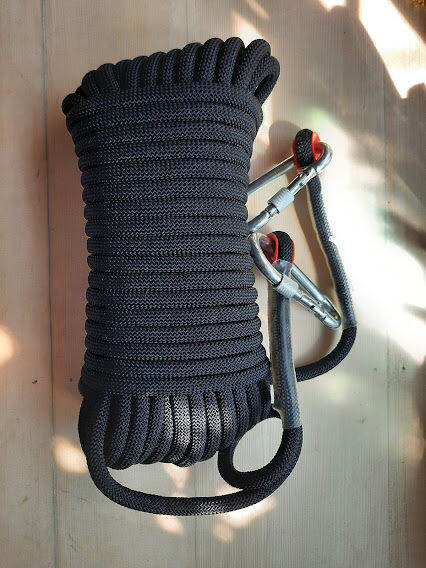 10mm static rope 7 core 20 meters long load bearing upto 2000 lbs good ...
