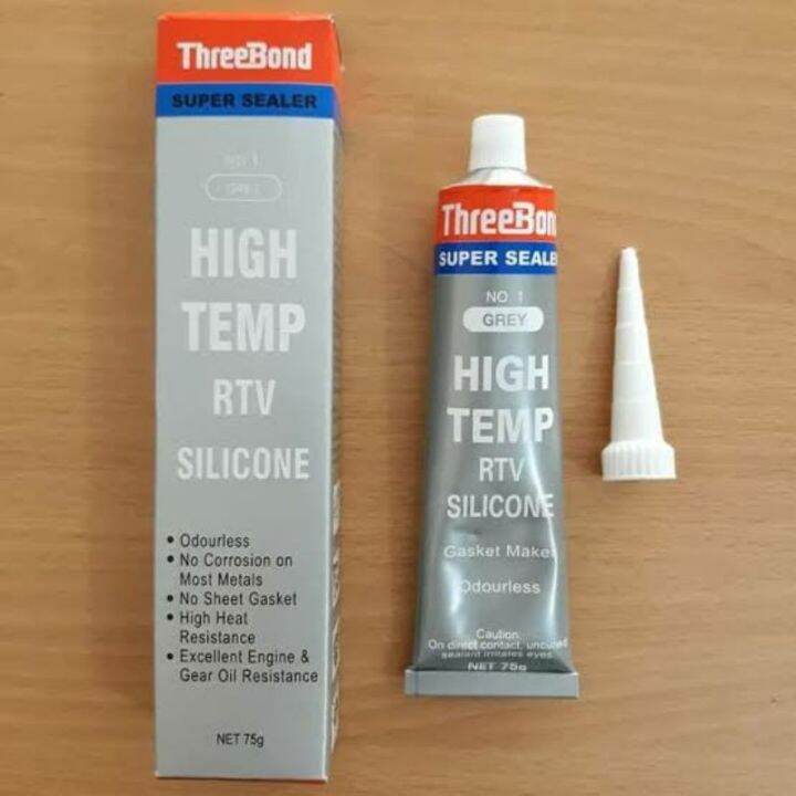 Lem Gasket ThreeBond RTV High Temp Silicone Super Sealer GREY 75gr | Lazada Indonesia