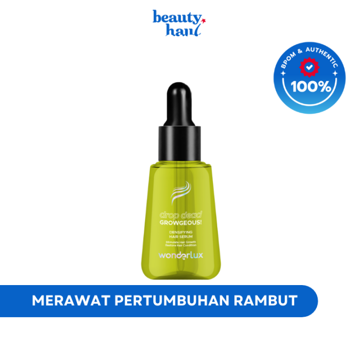 WONDERLUX Drop Dead Growgeous! Densifying Hair Scalp Serum | Lazada ...