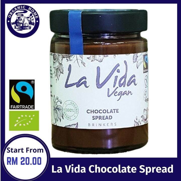 La Vida Chocolate Spread 纯素巧克力酱 (270g) | Lazada