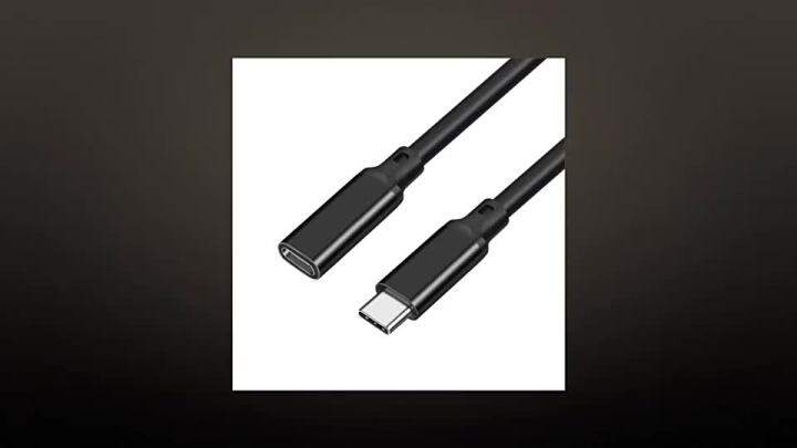 Type-c Extension Cable Male to Female USB3.2Gen2 Audio and Video Cable ...
