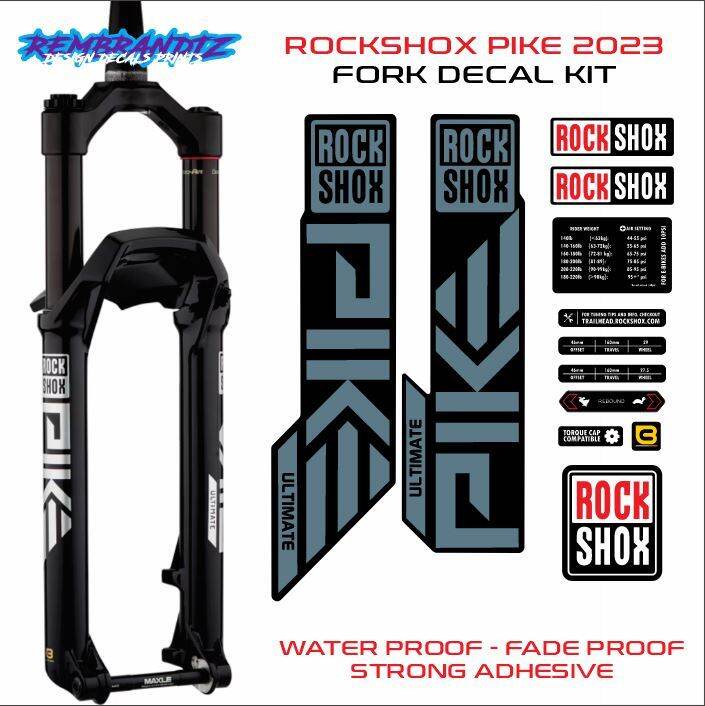 Bicycle Fork Decals - Ultimate RS Pike 2023 Fork Decals set | Lazada PH