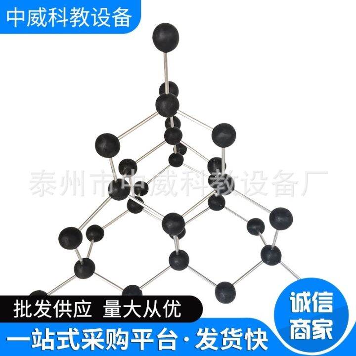 Model Diagram Of Diamond Molecular Level Molecular Model Of