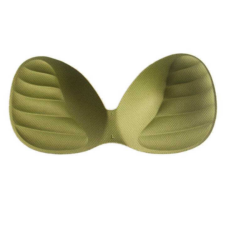 บิกินี่ผู้หญิงเบาะแทรกเต้านม Bra Enhancer Push Up หน้าอกที่มองไม่เห็น ...