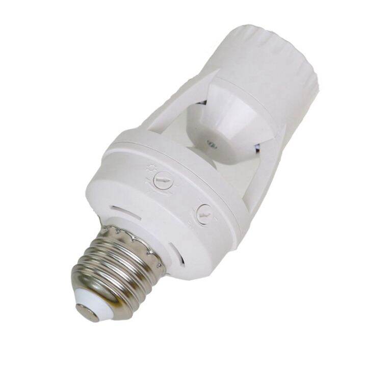E27 Led 220v Screw Light Bulb Holder Led Pir Infrared Motion Sensor