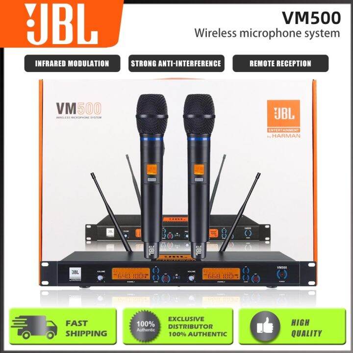 microphone for videoke JBL/UHF Wireless Microphone System VM500/ Metal ...