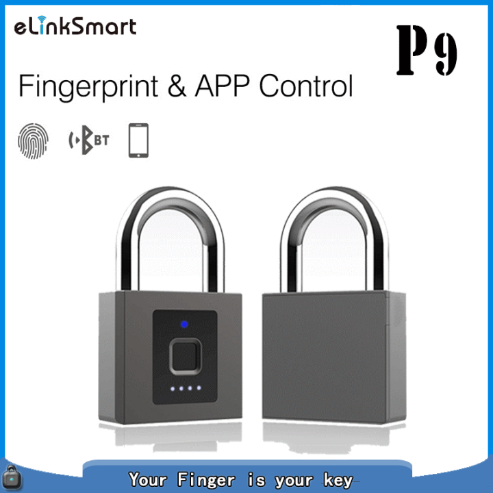 elinksmart P9/P10 fingerprint padlock smart padlock bluetooth ...
