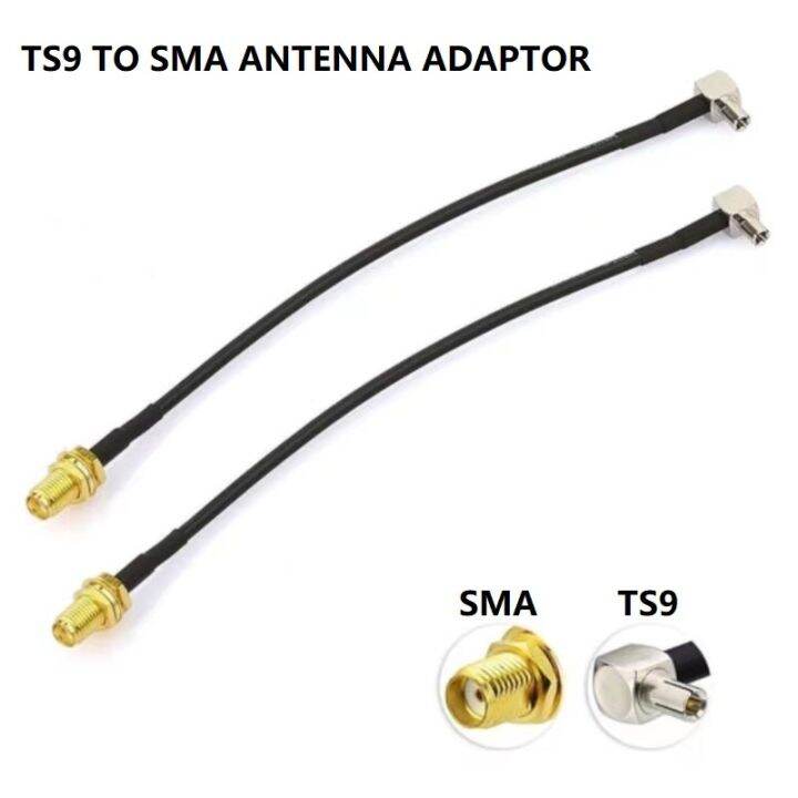 TS9 TO SMA ANTENNA ADAPTOR FOR MODEM CPE Huawei B818 ZTE 801a Ts9 ...